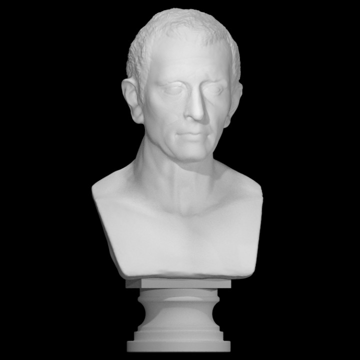 3D Printable Bust of Julius Caesar by Scan The World