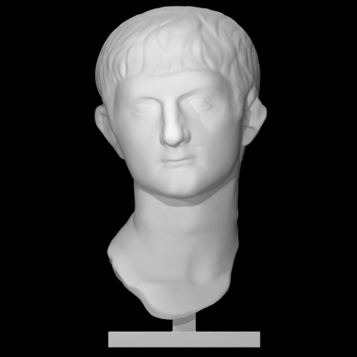 3D Printable Germanicus by Musée Saint-Raymond