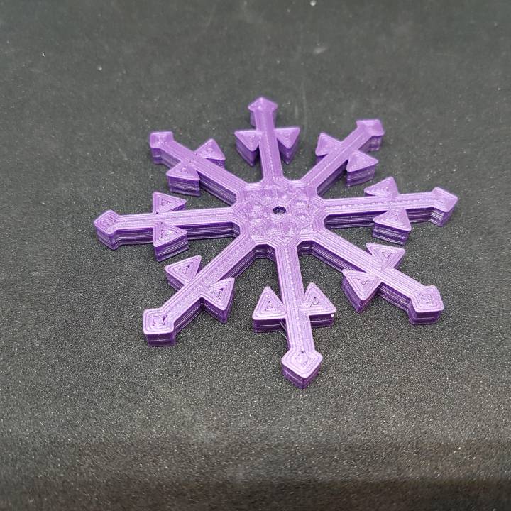 3D Printable Snowflake by Matthew Kaye