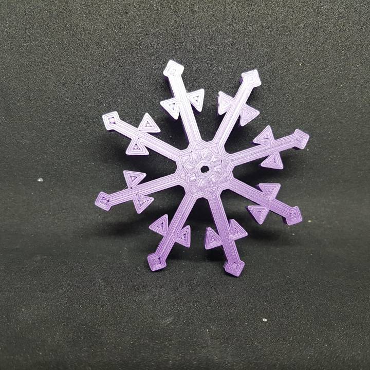 3D Printable Snowflake by Matthew Kaye