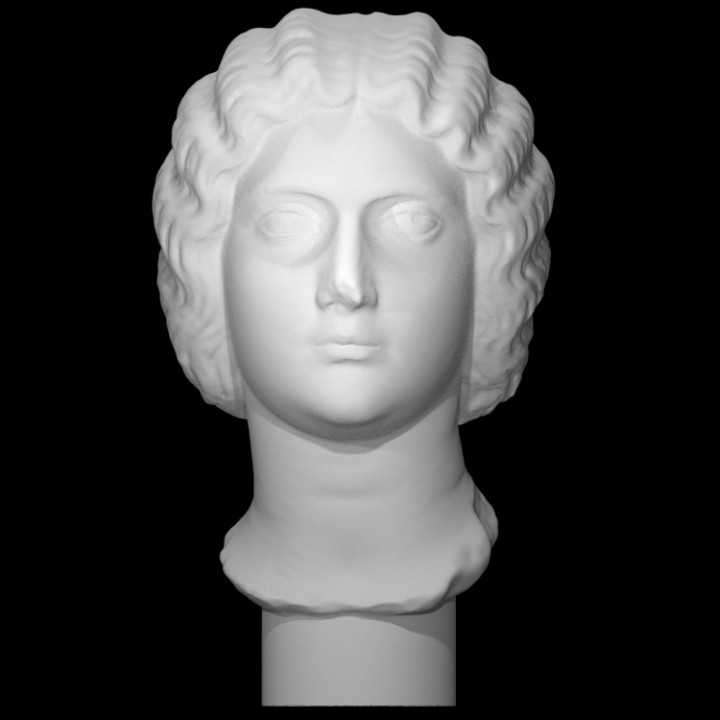 3D Printable Syrian princess by Musée Saint-Raymond