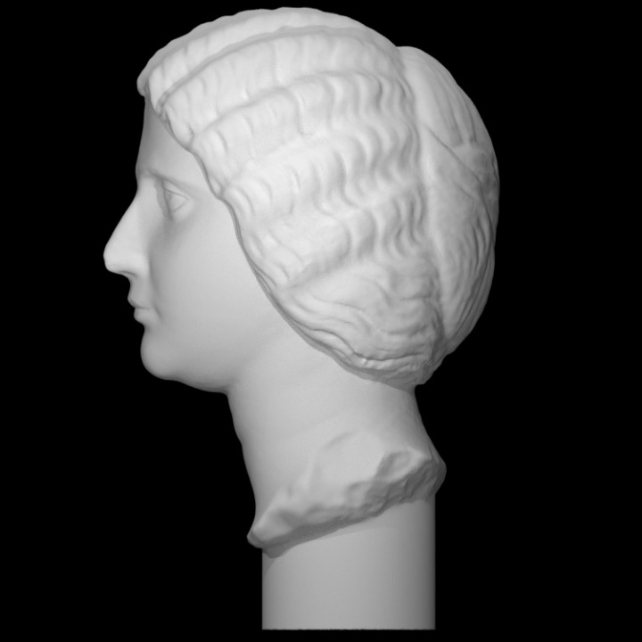 3D Printable Syrian princess by Musée Saint-Raymond