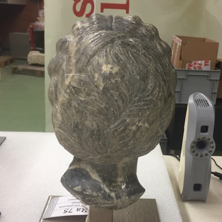 3D Printable Syrian princess by Musée Saint-Raymond