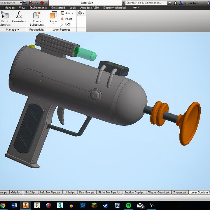 3D Printable Rick and Morty - Rick's Laser Gun by Power Up Props
