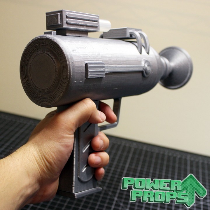 3D Printable Rick and Morty - Rick's Laser Gun by Power Up Props