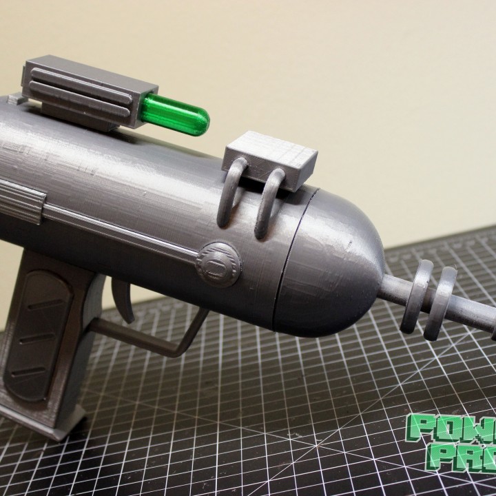 3D Printable Rick and Morty - Rick's Laser Gun by Power Up Props