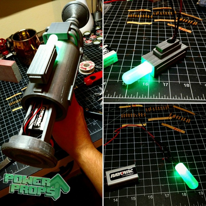 3D Printable Rick and Morty - Rick's Laser Gun by Power Up Props