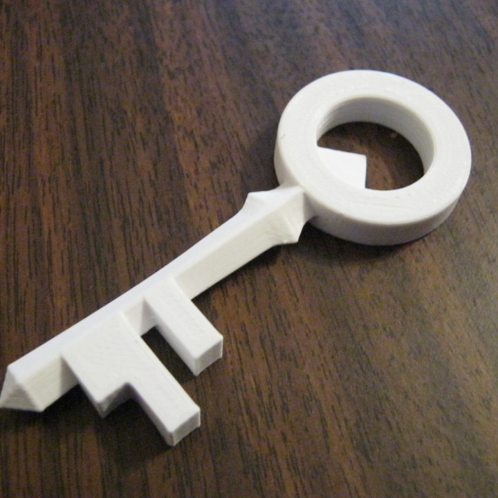 3D Printable The Legend of Zelda: Skyward Sword Small Key by Arden Markin