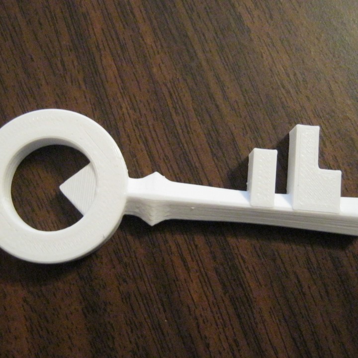 3D Printable The Legend of Zelda: Skyward Sword Small Key by Arden Markin