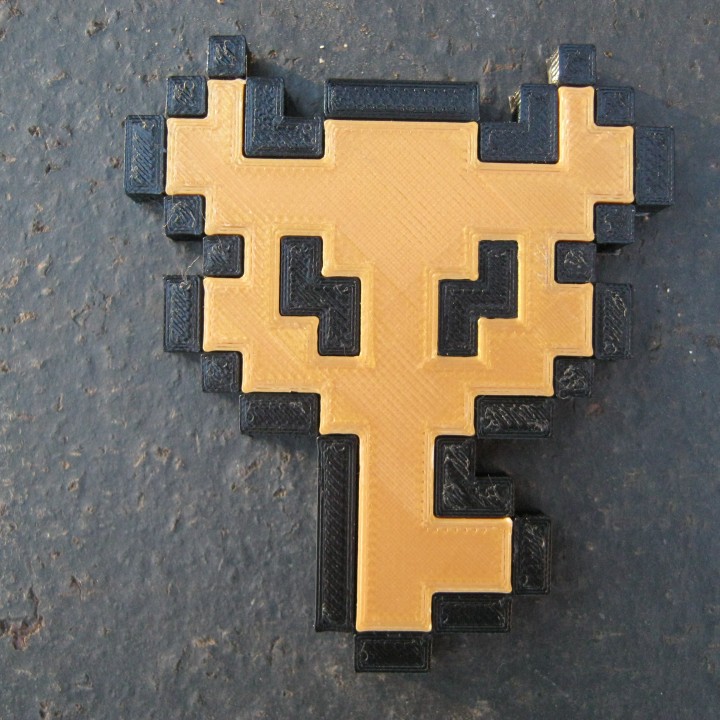3D Printable The Legend of Zelda: A Link to the Past Boss Key by Arden Markin