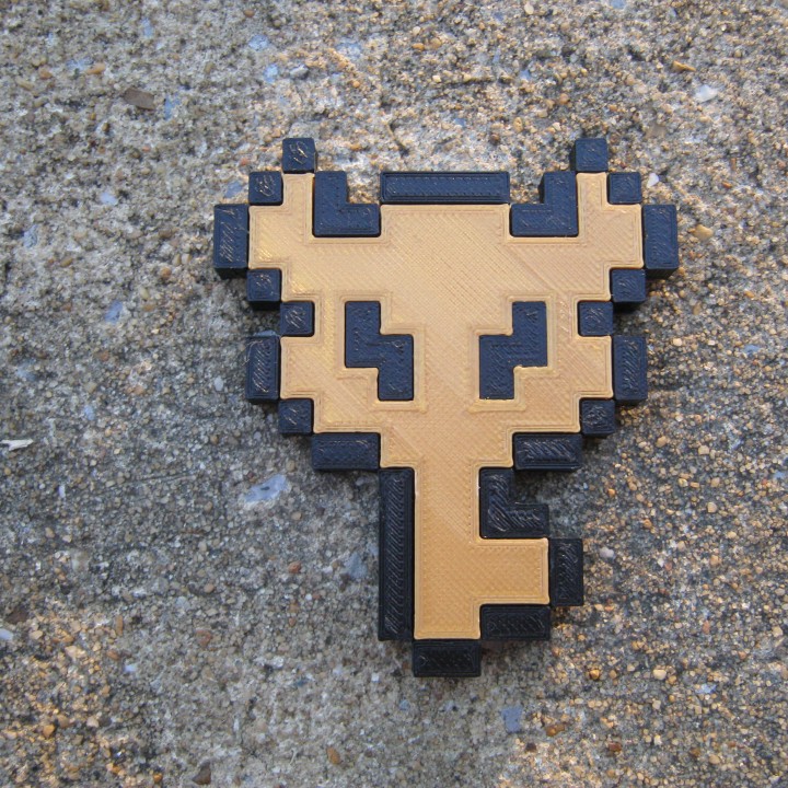3D Printable The Legend of Zelda: A Link to the Past Boss Key by Arden Markin