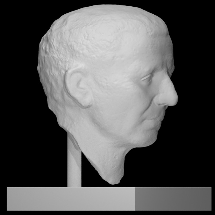 3D Printable Portrait of a Roman by Scan The World