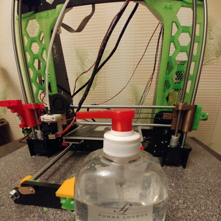 3D Printable Soap Dispenser caps by Karl Kütt