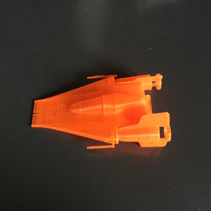 3D Printable A-Wing Model (Star Wars) by Matthew Ware