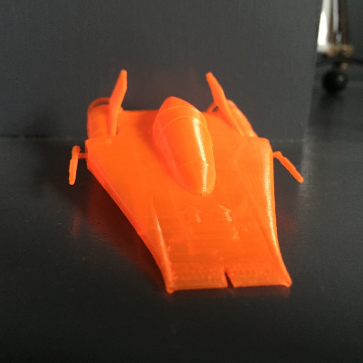 3D Printable A-Wing Model (Star Wars) by Matthew Ware