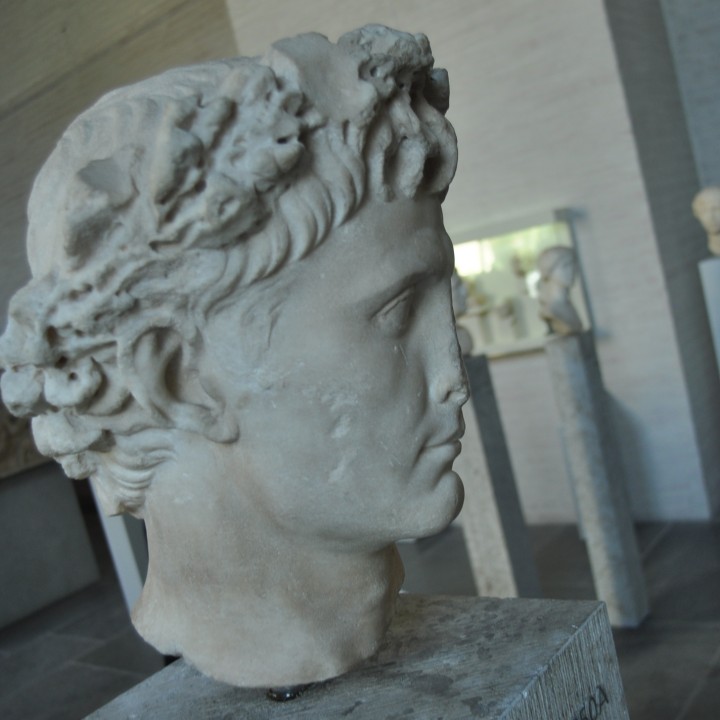 3D Printable Augustus with the Civic Crown [1] by Scan The World