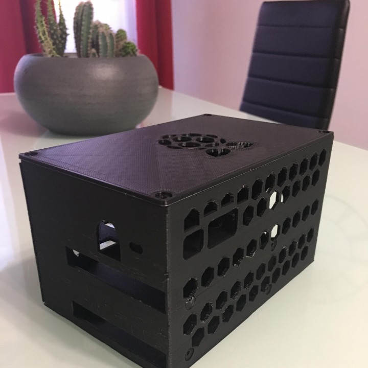 3D Printable Raspberry Pi 3 NAS by Lunik971