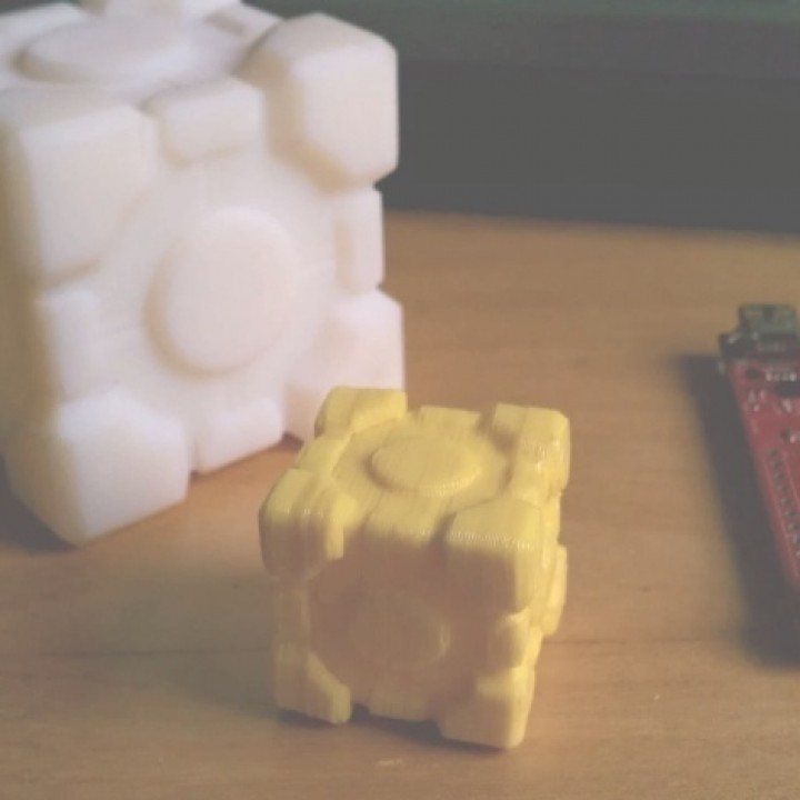 3D Printable Again with a Companion/Storage Cube by Brian Stott