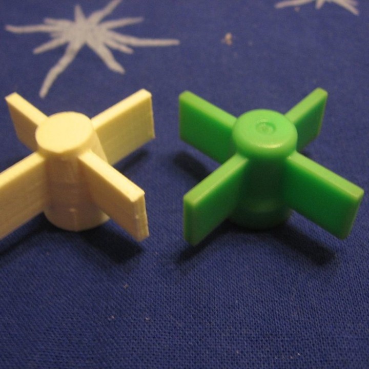 3D Printable Washing machine drain pump impeller. by The Meerkat