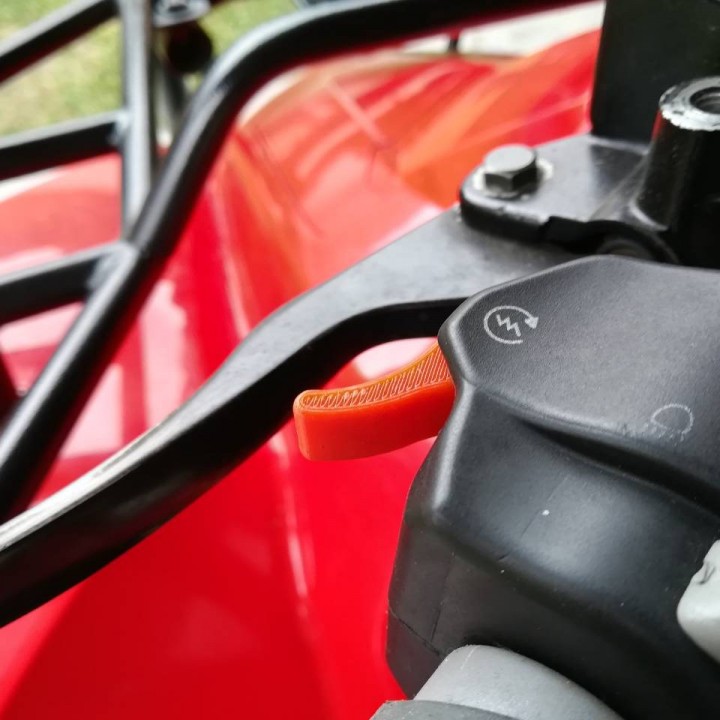 3D Printable START SWITCH BUTTON FOR ATV VEHICLE by Goran Arbanas
