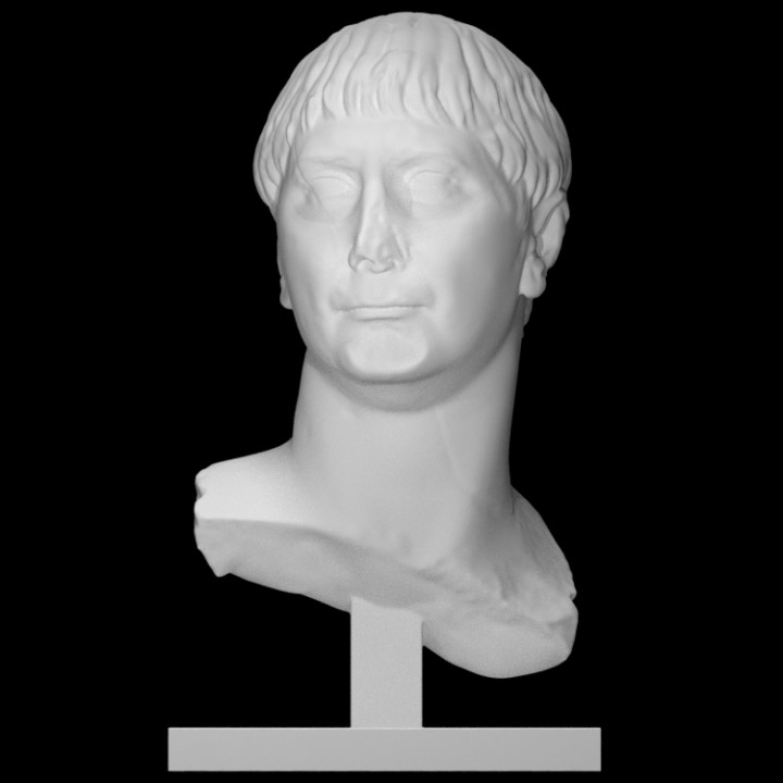 3D Printable Trajan by Scan The World