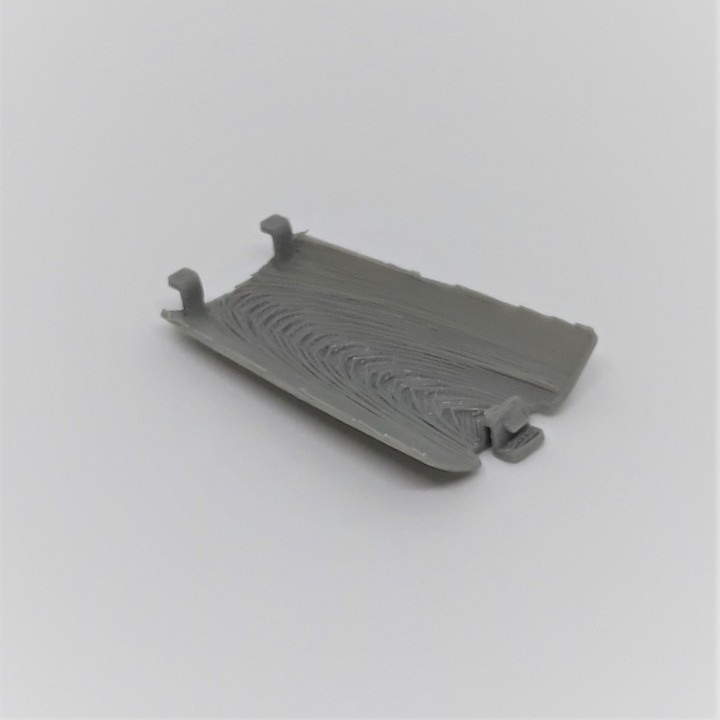 3D Printable Battery cover for Polycom remote control by MyMiniFactory ...