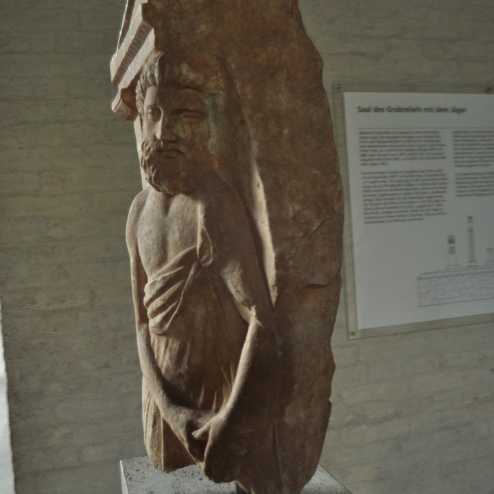 3D Printable Fragment of grave relief of Lamprocles by Scan The World