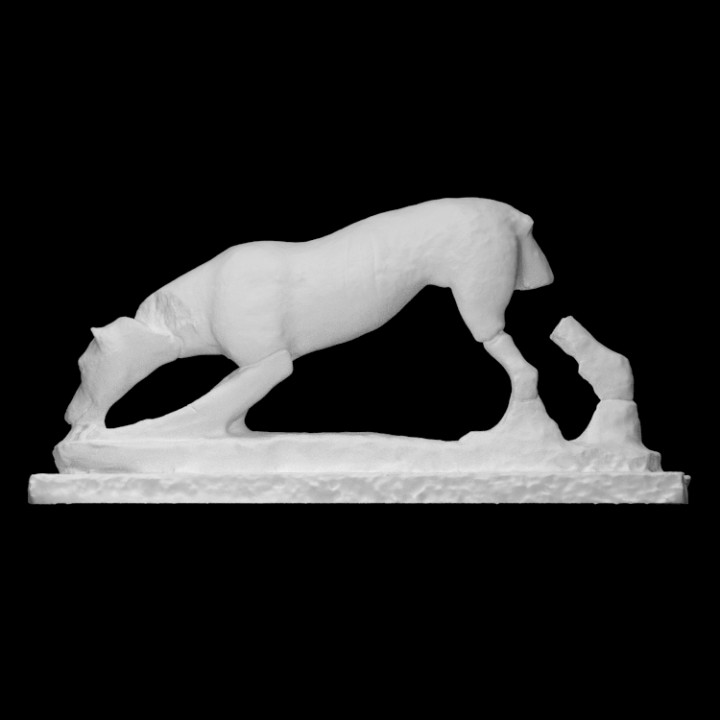 3D Printable Hunting dog by Scan The World
