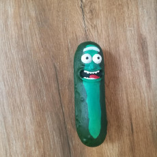 3D Printable Pickle Rick by 3D Print Guy