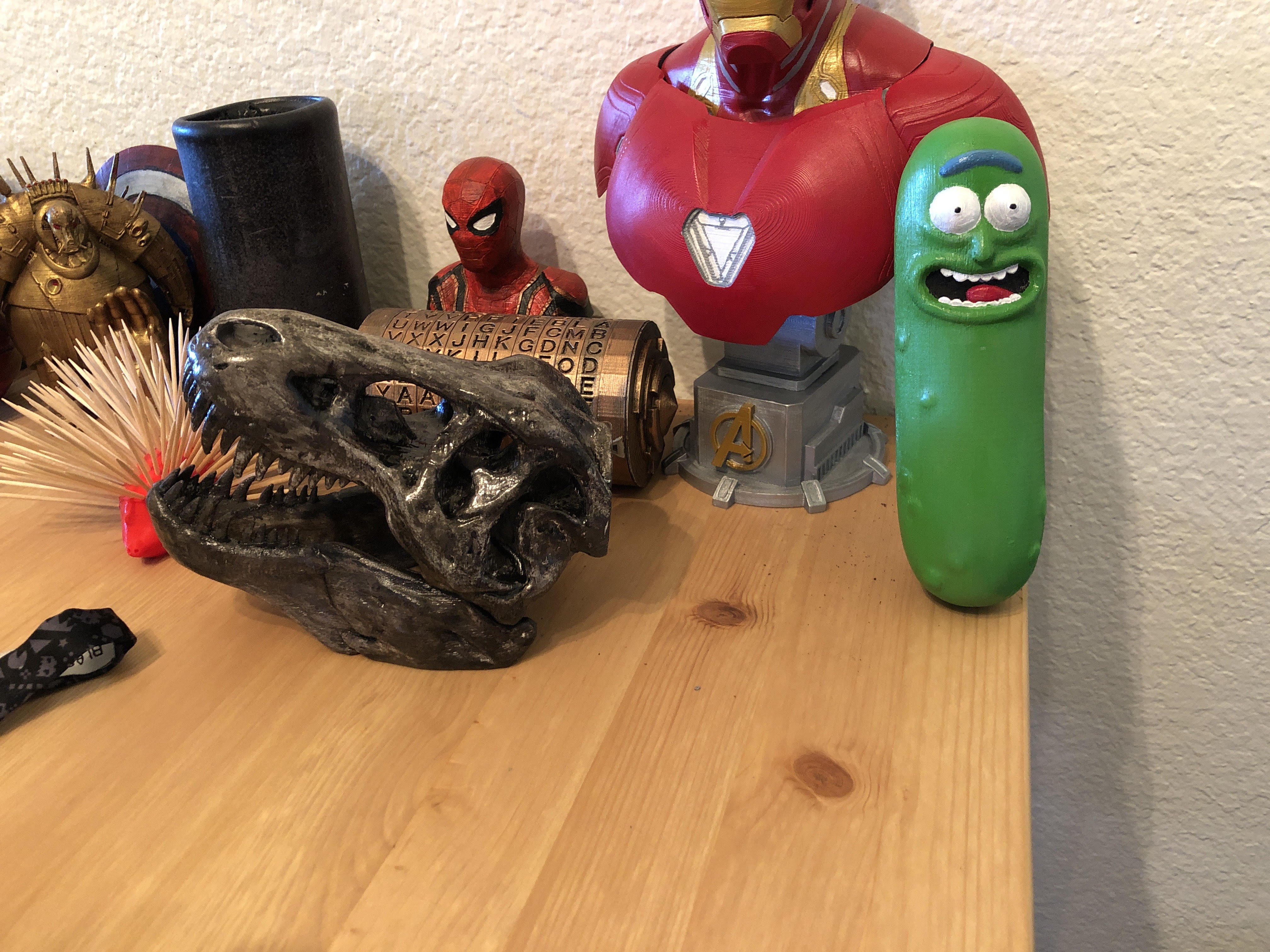 3D Printable Pickle Rick by 3D Print Guy