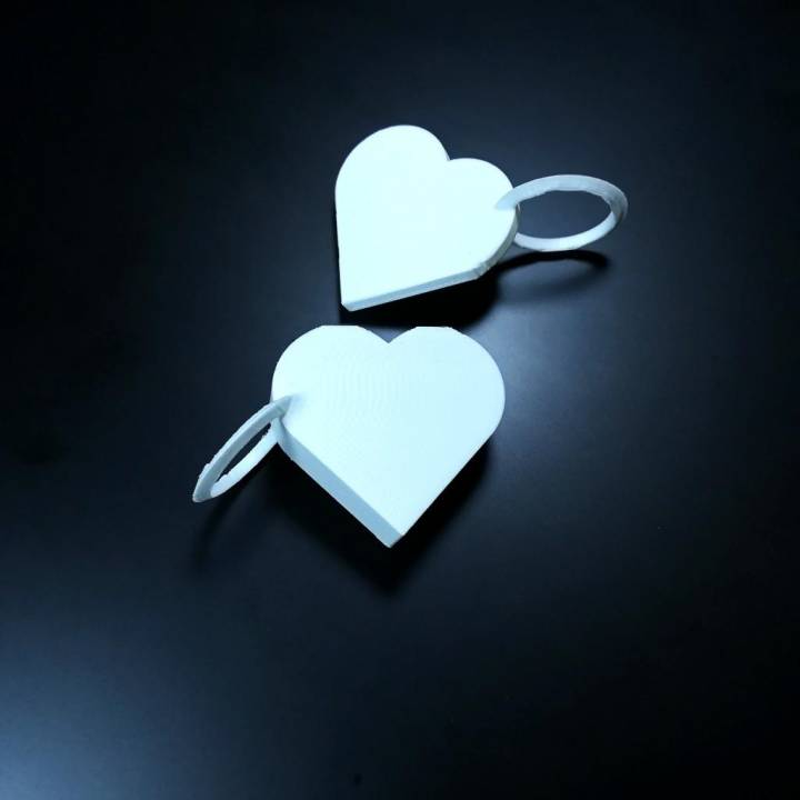 3D Printable Heart Keychains by Sammy Ekaran