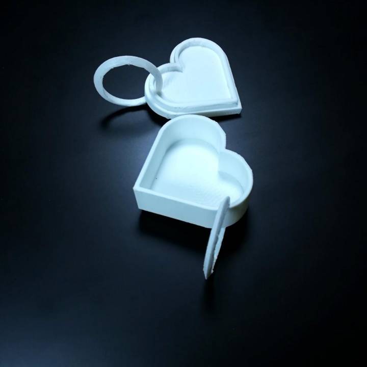 3D Printable Heart Keychains by Sammy Ekaran