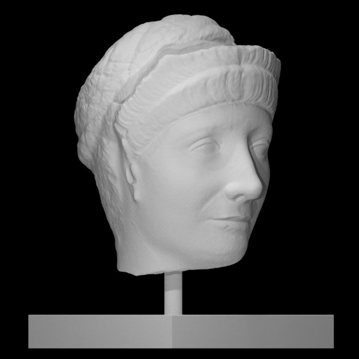 3D Printable Portrait of a woman by Scan The World