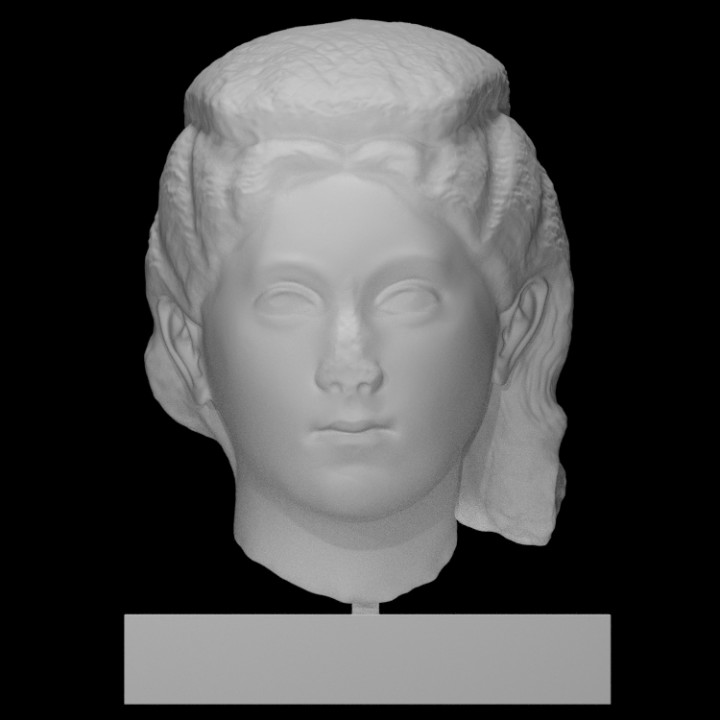 3D Printable Portrait of a woman by Scan The World