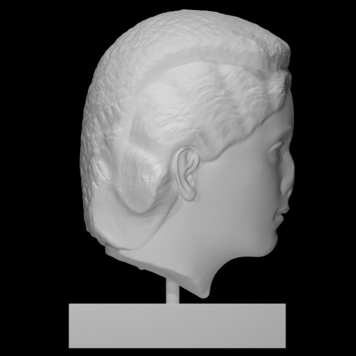 3D Printable Portrait of a woman by Scan The World