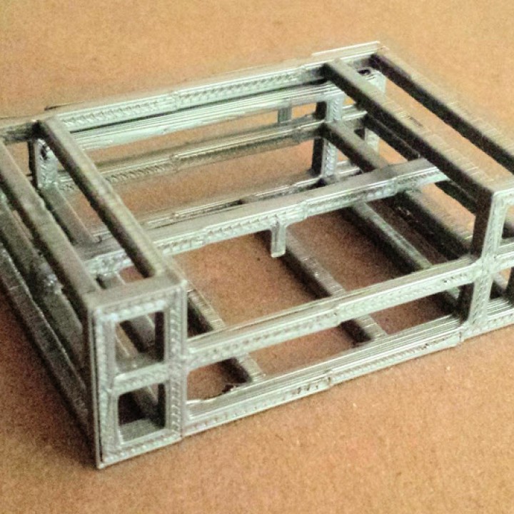 3D Printable Open Frame Laser Cutter Model by Tia Bertz