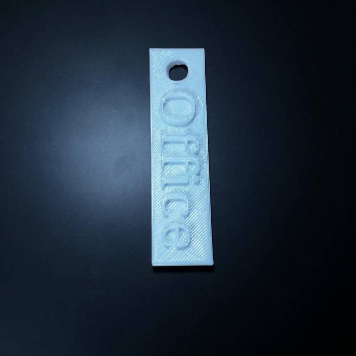 3D Printable Key Chain by Anthony Marsillo