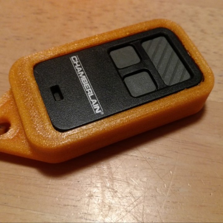 3D Printable Garage door remote fob by Paul Z