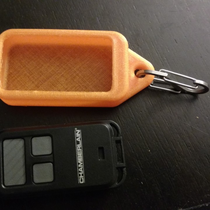 3D Printable Garage door remote fob by Paul Z
