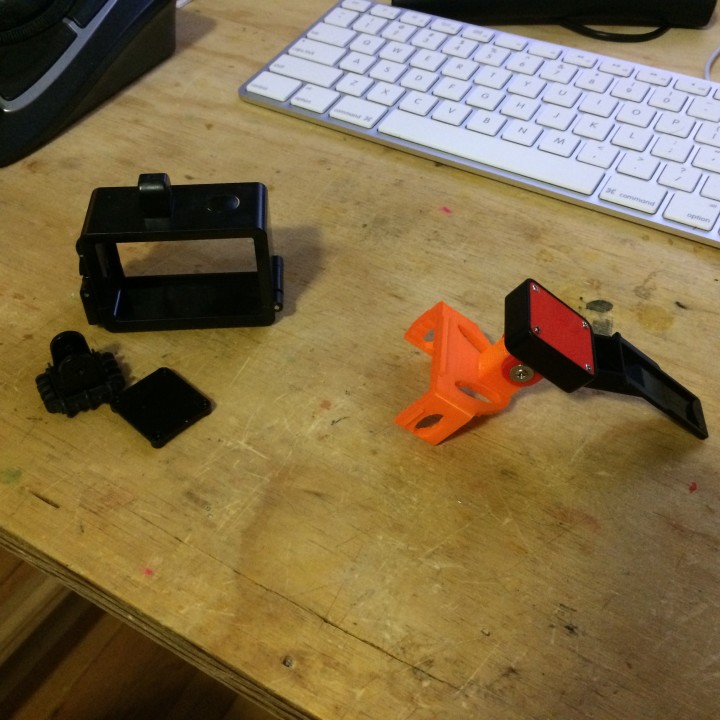 3D Printable Runcam(mobius) Camera conversion mount for Bugs 3 by thom ...