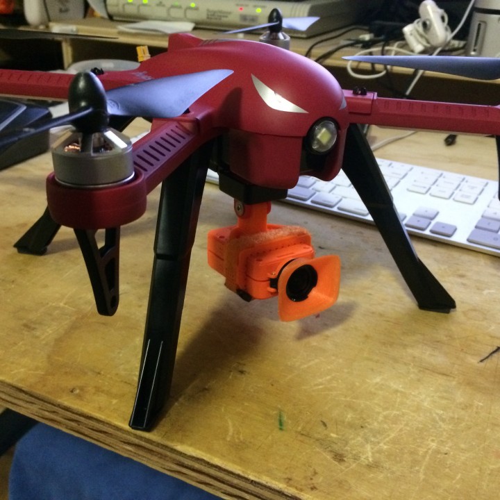 3D Printable Runcam(mobius) Camera conversion mount for Bugs 3 by thom ...