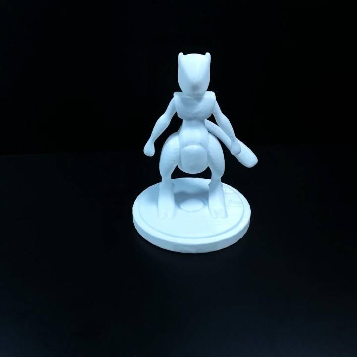 3D Printable Mewtwo by R3D Art Studios