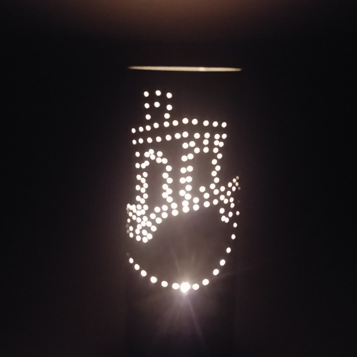 3D Printable Soda Can Luminary by Ezra Kasten