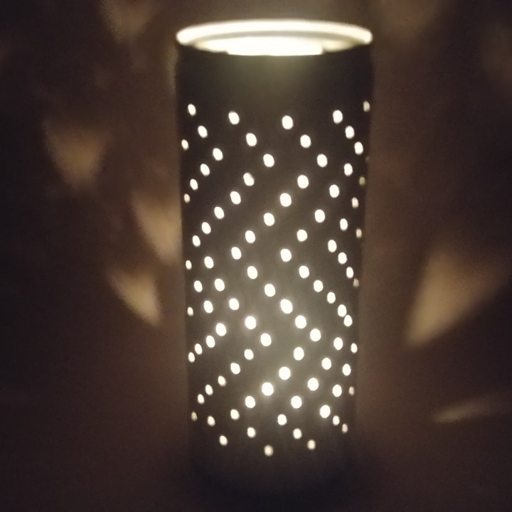 3D Printable Soda Can Luminary by Ezra Kasten