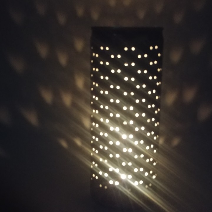 3D Printable Soda Can Luminary by Ezra Kasten