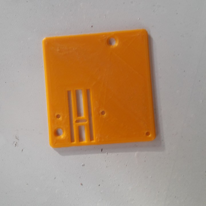 3D Printable Needle plate WHITE sewing machine model no. 1510 by Said ...