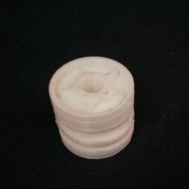 3D Printable Lego Wheel by MrGibbon