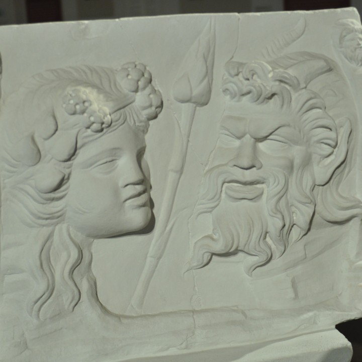 3D Printable Relief of masks by Scan The World