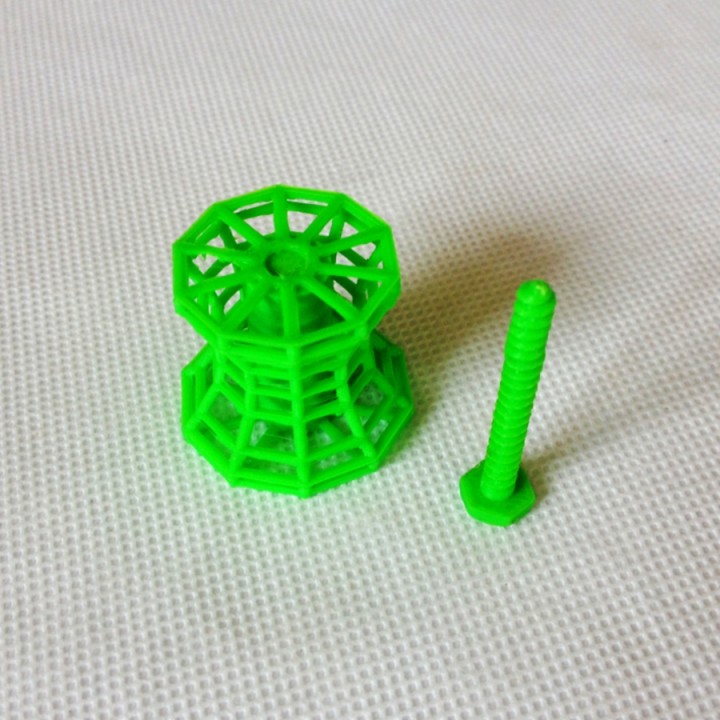 3D Printable Draw or Cupboard Handle (Wireframe) by Mark