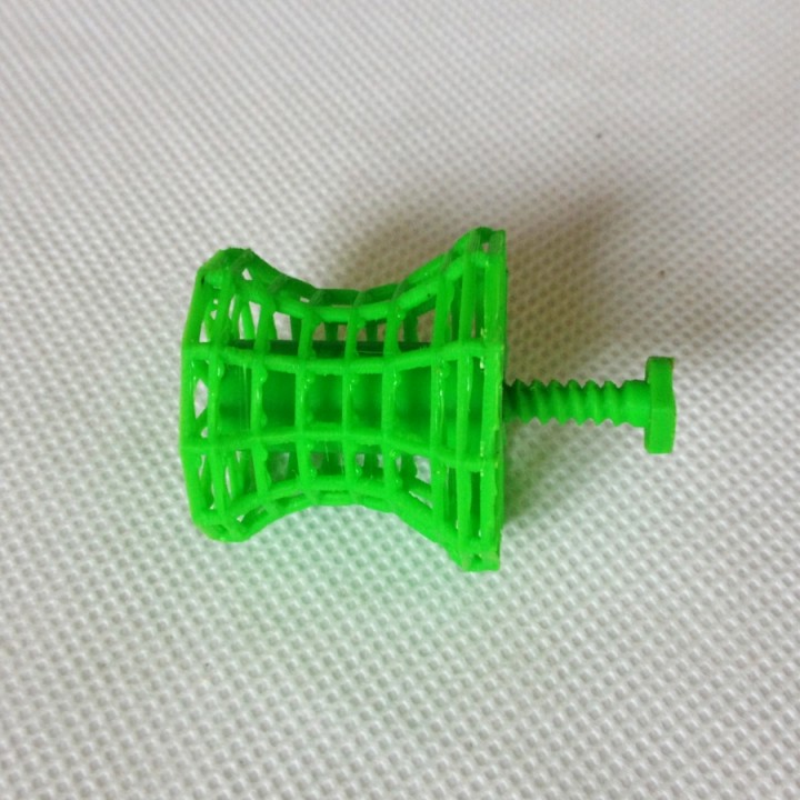 3D Printable Draw or Cupboard Handle (Wireframe) by Mark